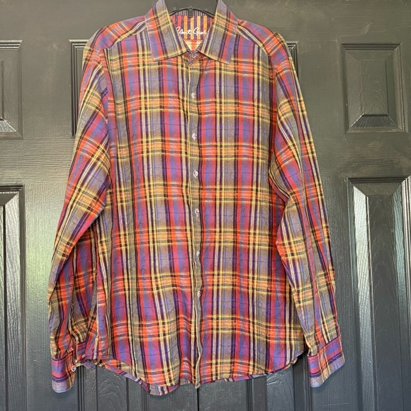 Robert Graham | Shirts | Robert Graham Mens Plaid Shirt Button Down ...